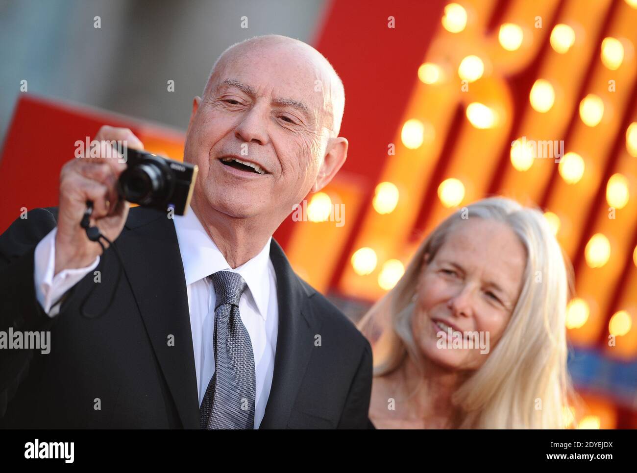 Alan Arkin and Suzanne Arkin attend the premiere of Warner Bros ...