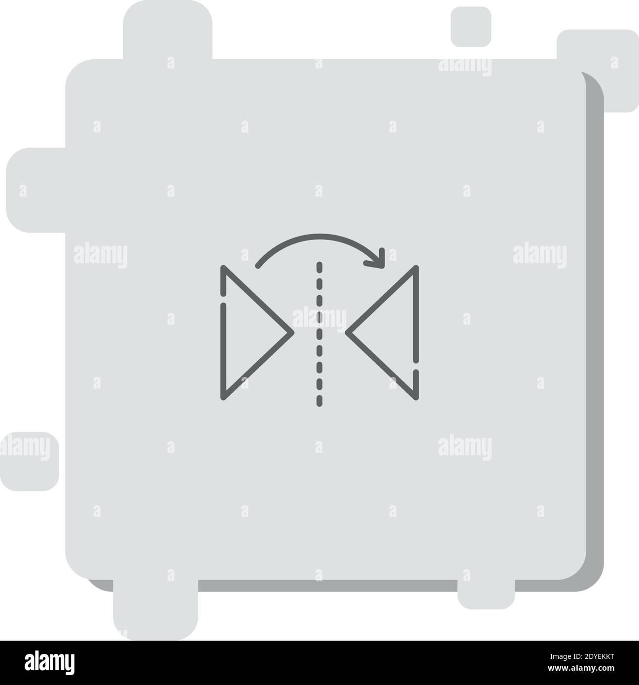 reflect vector icon modern simple vector illustration Stock Vector ...