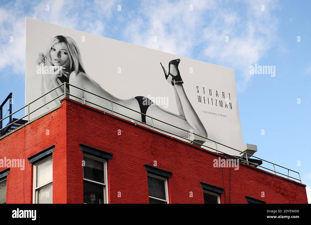 British Top Model Kate Moss on Ad Campaign "Stuart Weitzman" on a ...