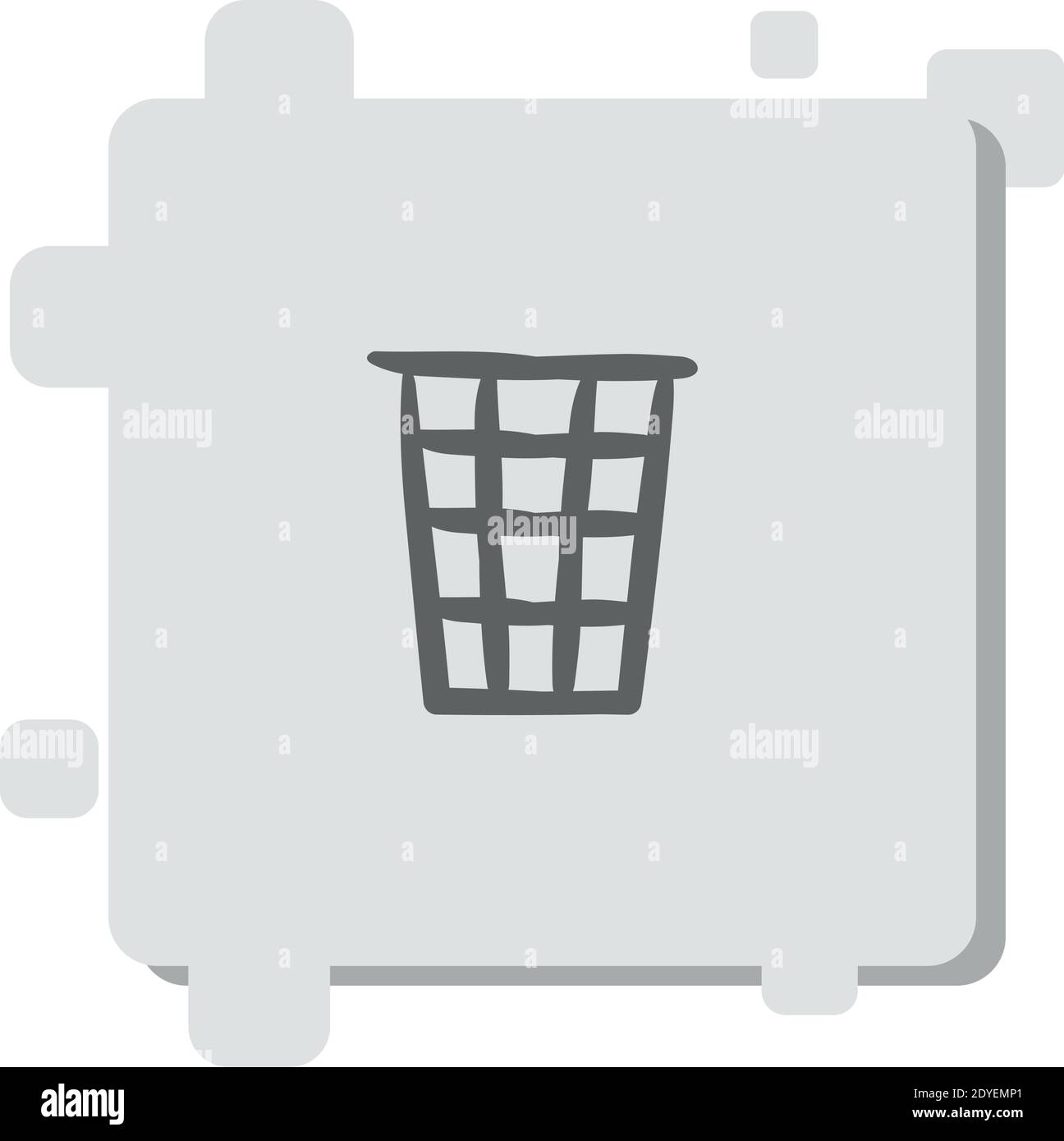basket vector icon modern simple vector illustration Stock Vector Image ...
