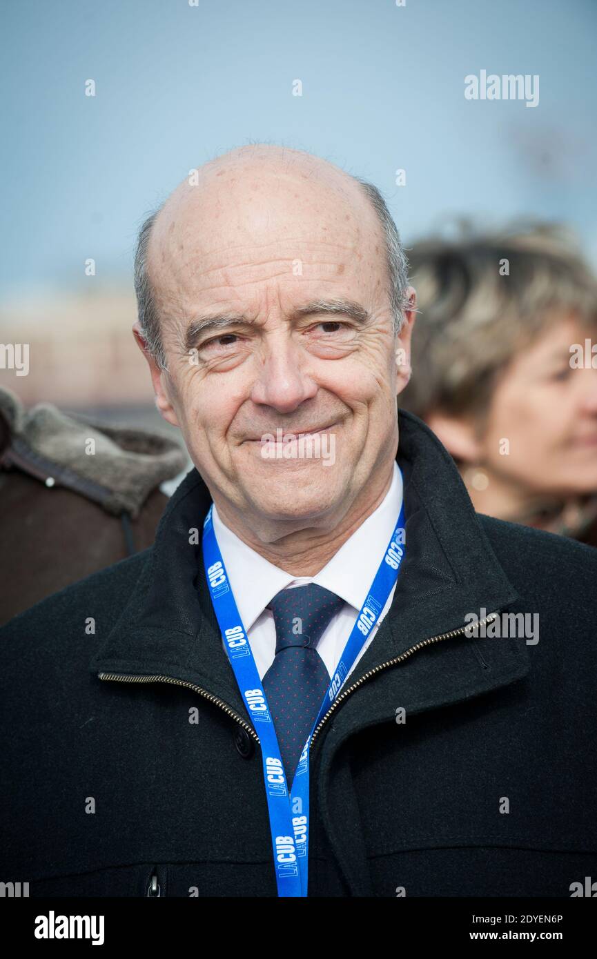 Bordeaux' Mayor Alain Juppe poses after inaugurating the Jacques Chaban ...