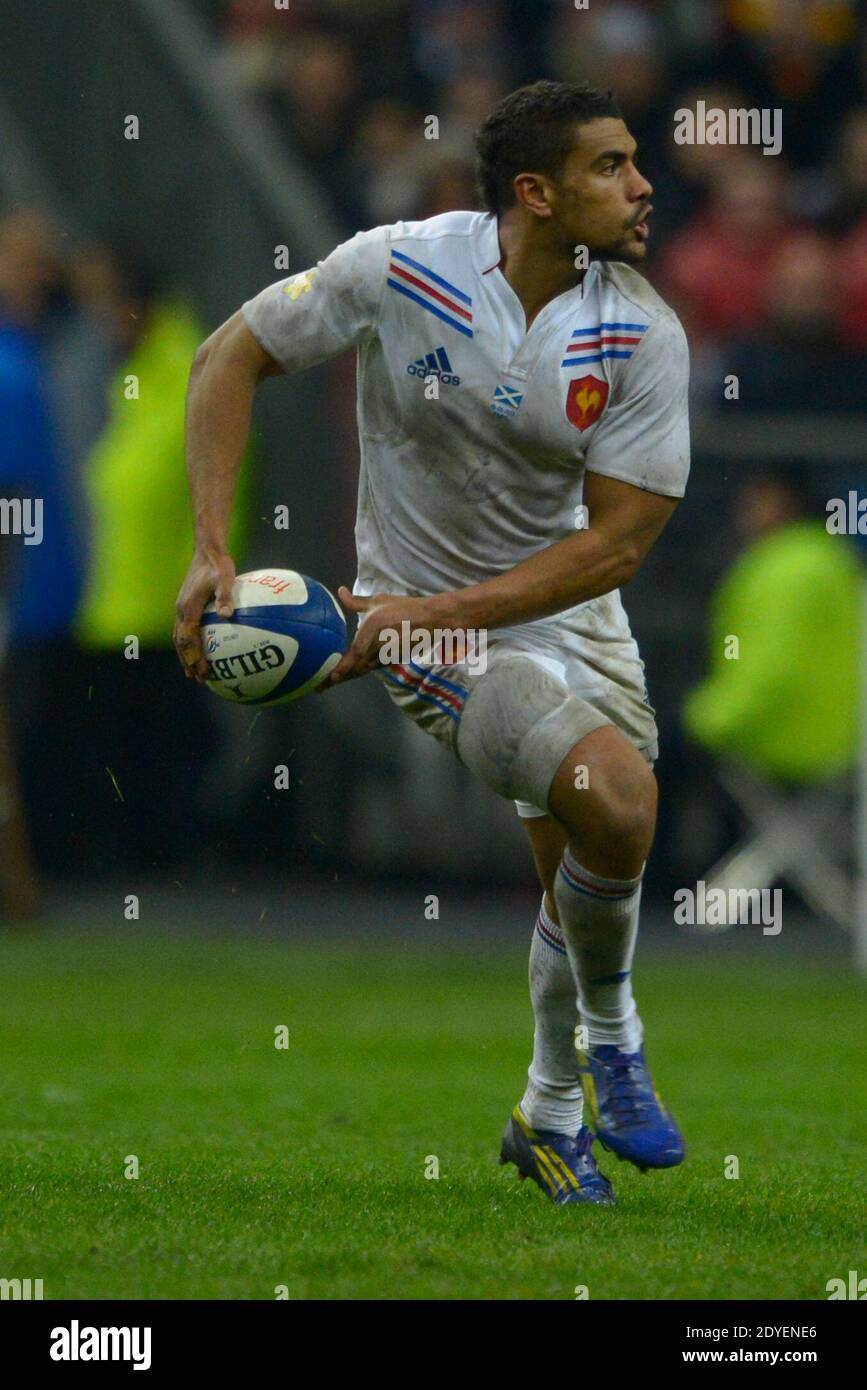 France's Wesley Fofana during the RBS 6 Nations Tournament rugby match, France vs Scotland at ...