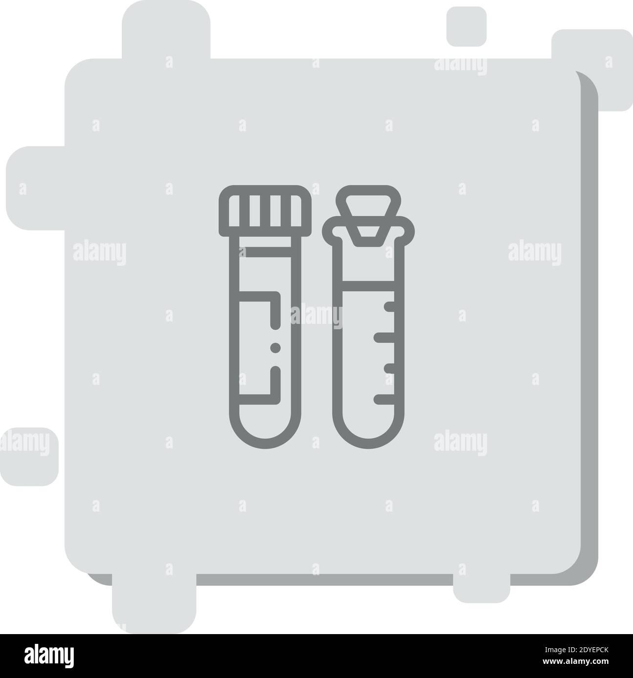 test tubes vector icon modern simple vector illustration Stock Vector ...