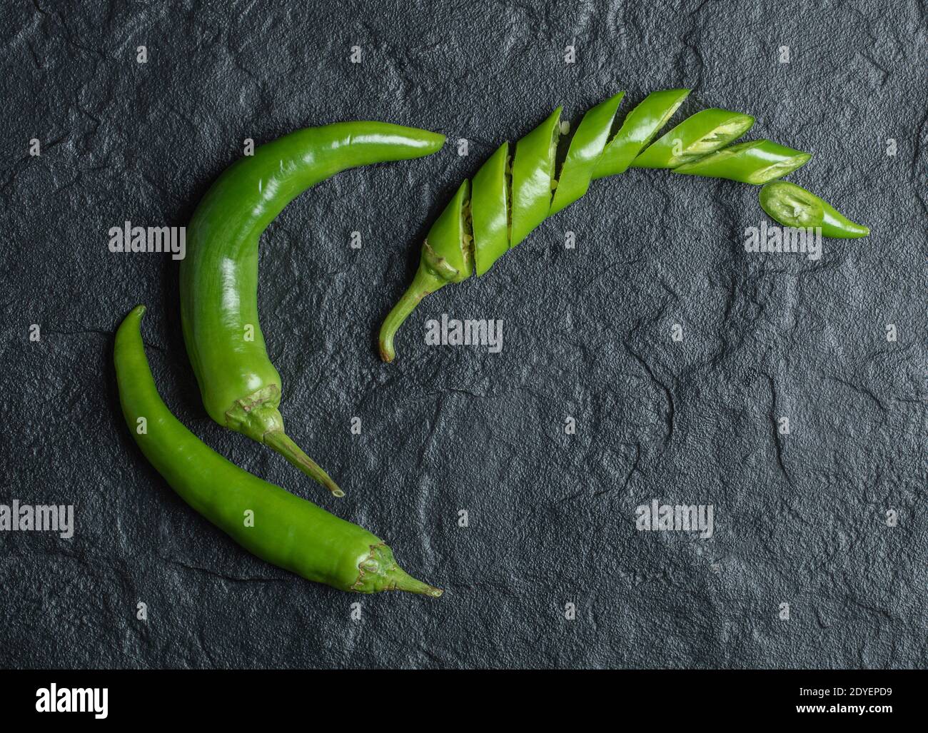 Jalapeño pepper green isolated hi-res stock photography and images - Alamy