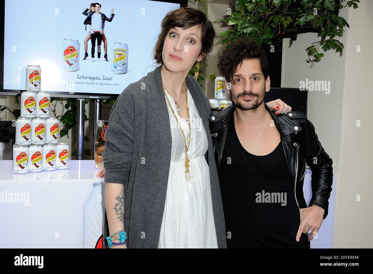 Exclusive. Daphne Burki and Gunther Love attending the press conference ...