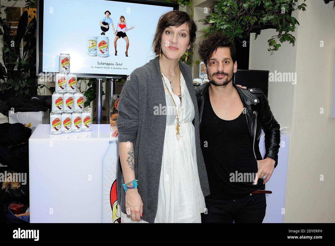 Exclusive. Daphne Burki and Gunther Love attending the press conference ...