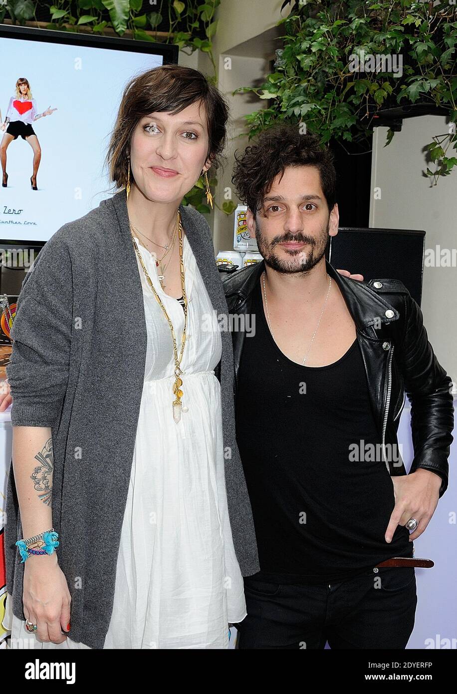 Exclusive. Daphne Burki and Gunther Love attending the press conference ...