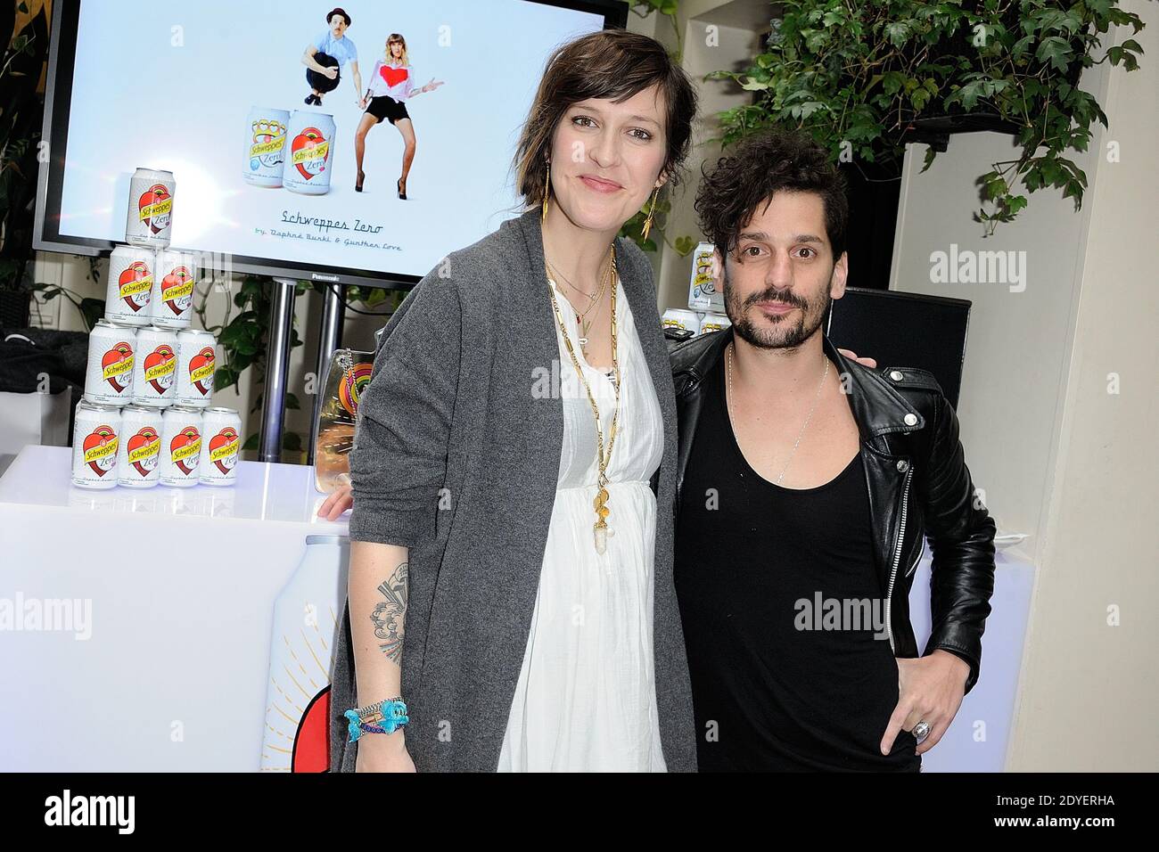 Exclusive. Daphne Burki and Gunther Love attending the press conference ...