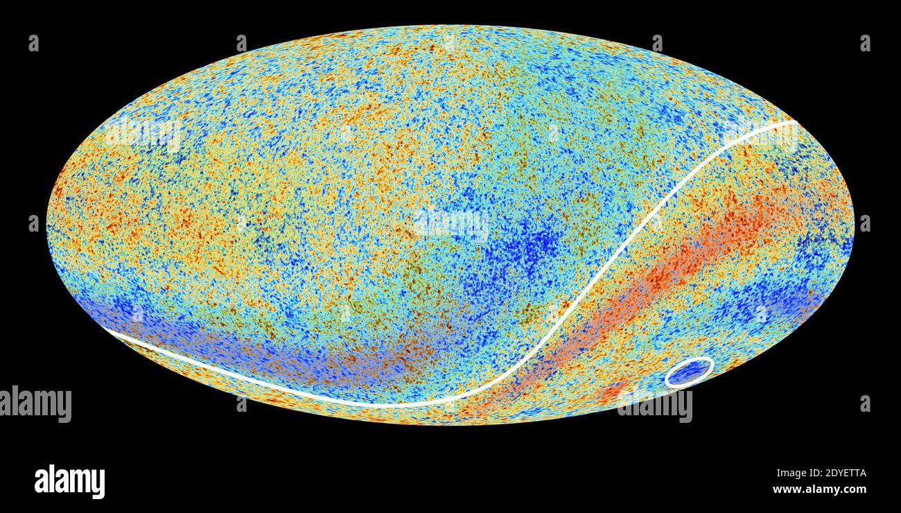 Handout photo just released by the European Space Agency of a spectacular new map of the "oldest ...