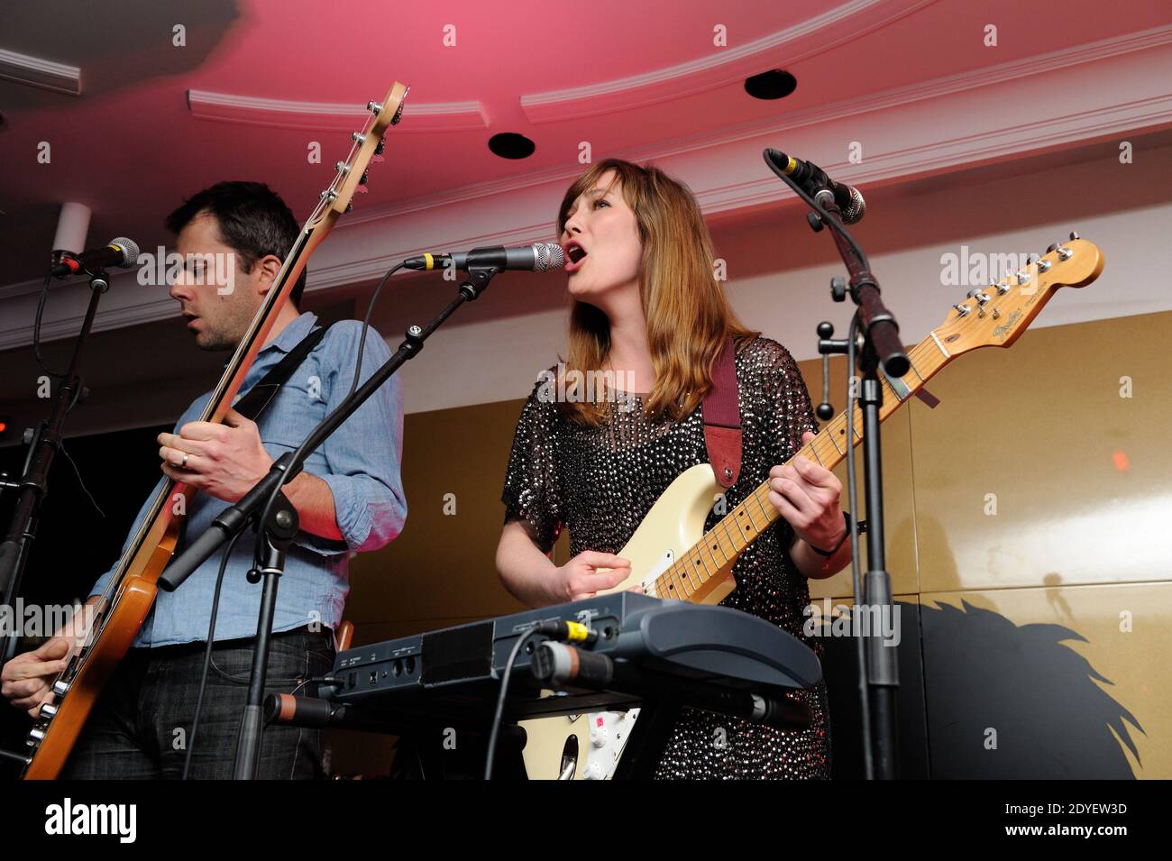 EXCLUSIVE - Mina Tindle performing during a show case held at the hotel ...