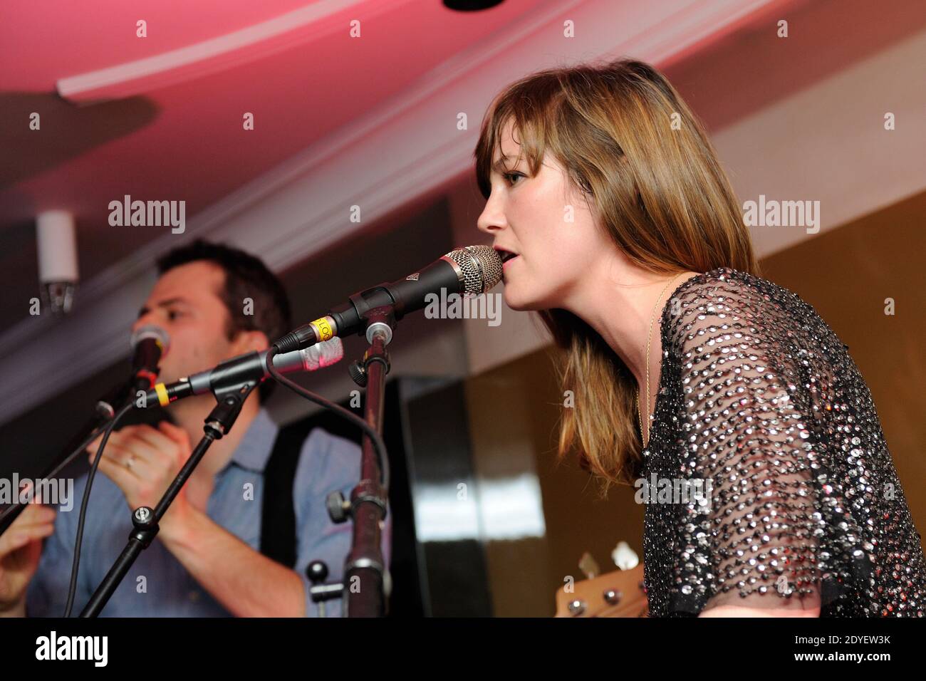 EXCLUSIVE - Mina Tindle performing during a show case held at the hotel ...