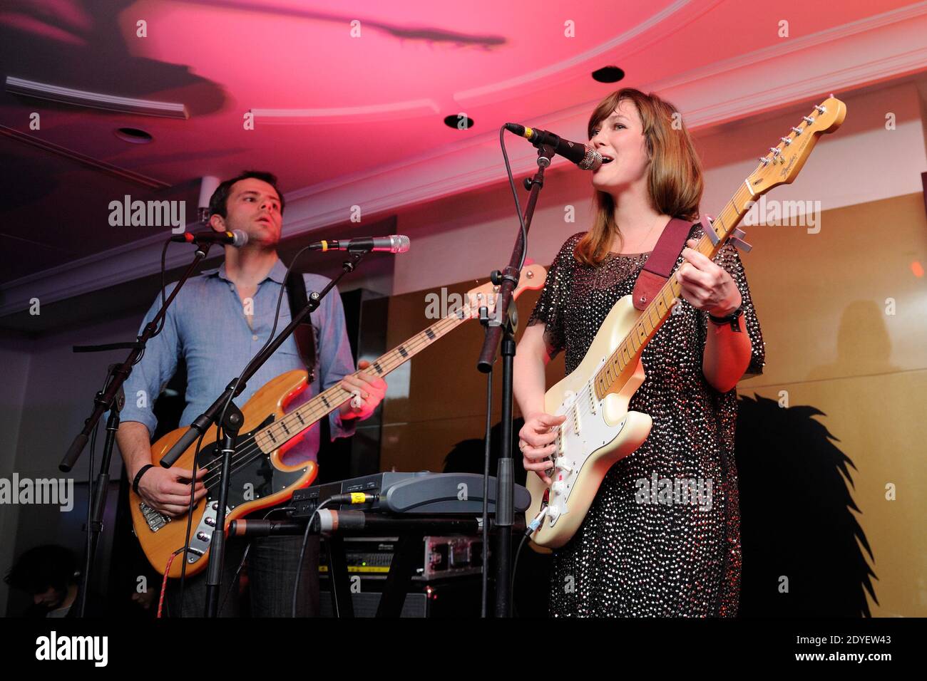 EXCLUSIVE - Mina Tindle performing during a show case held at the hotel ...