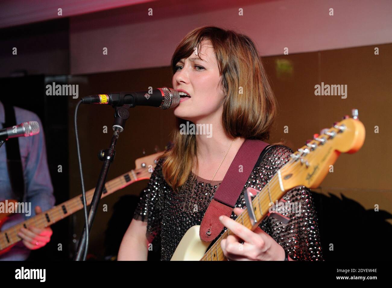EXCLUSIVE - Mina Tindle performing during a show case held at the hotel ...