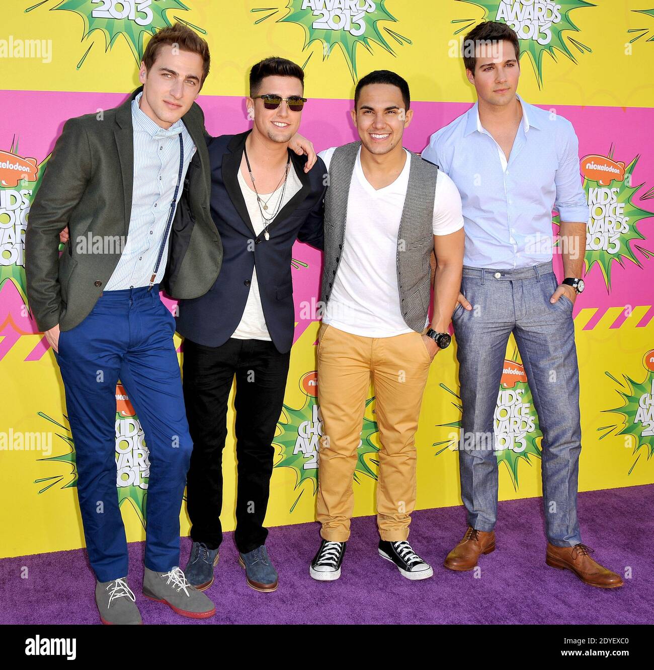 Big Time Rush arrives at Nickelodeon's 26th Annual Kids' Choice Awards ...