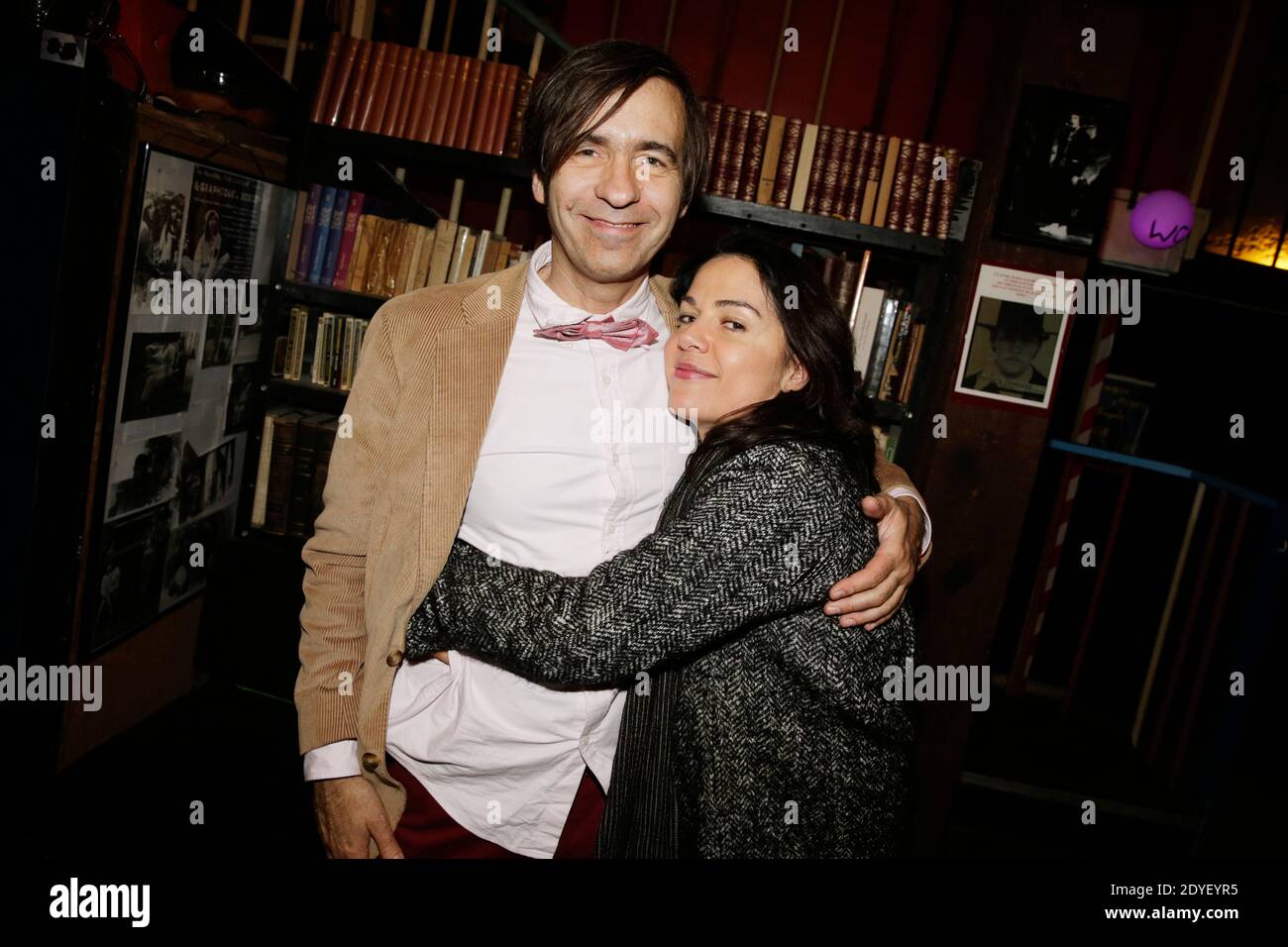 Thierry Samitier and Zazon attending the Thierry Samitier's one Man ...