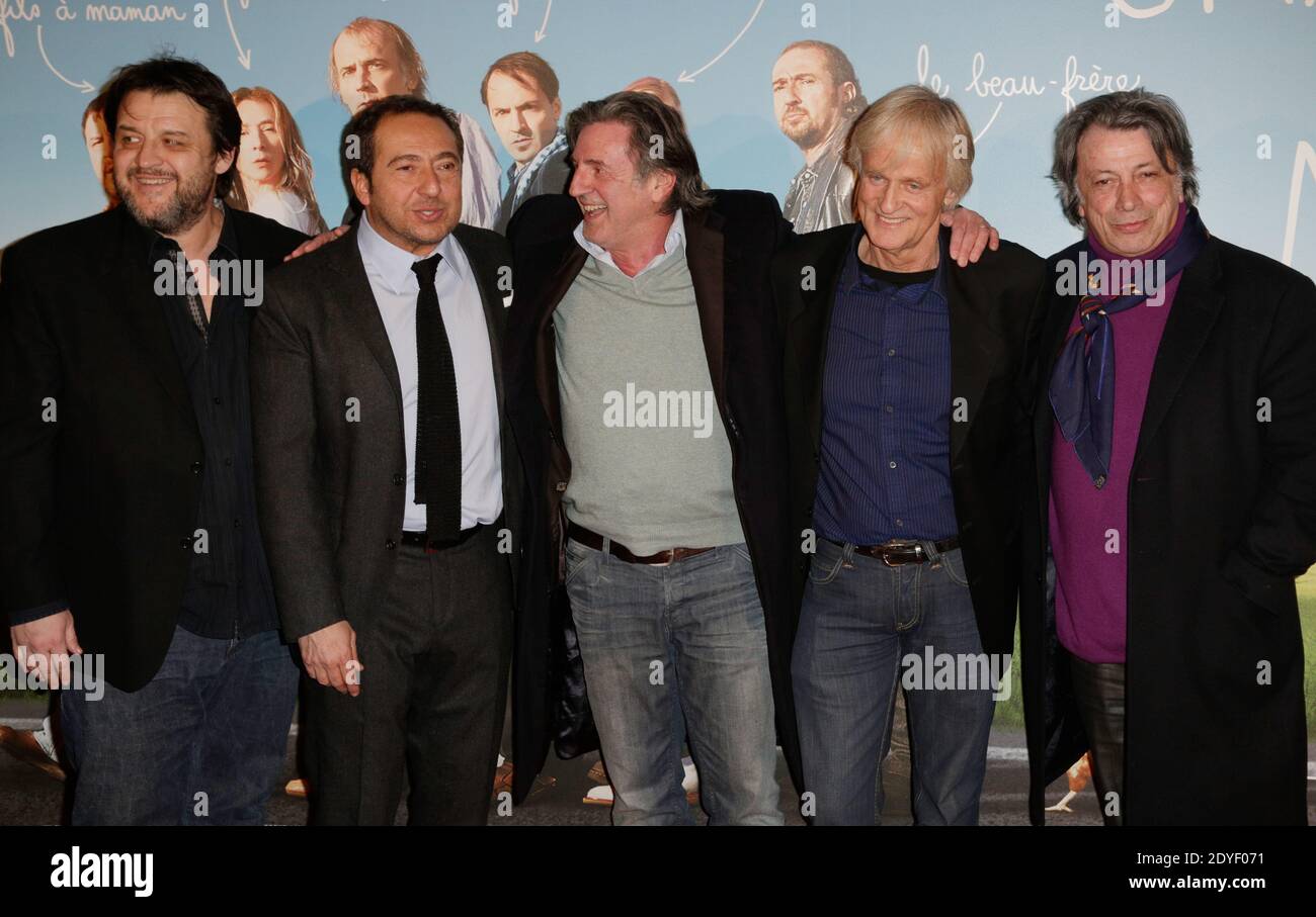 Guy Lecluyse, Patrick Timsit, Daniel Auteuil, Dave and Herve Vilard ...