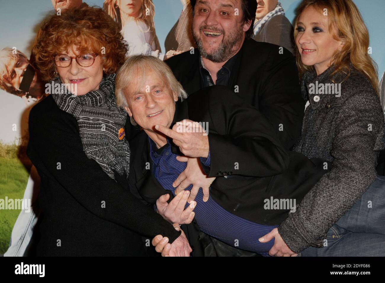 Michele Moretti, Guy Lecluyse, Sylvie Testud, Dave attending the ...