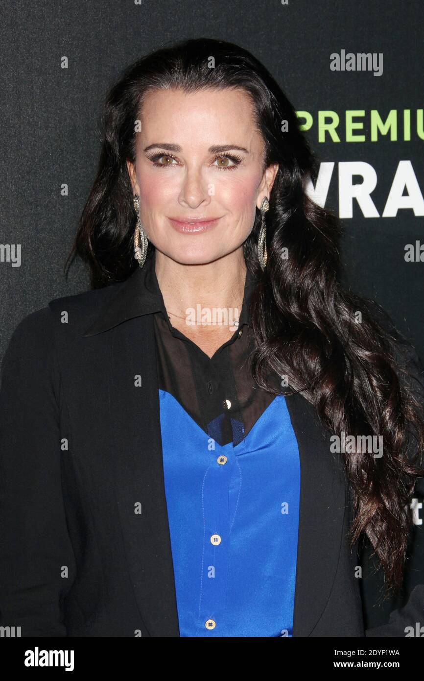 Kyle Richards arrives at the 'McDonald?s Premium McWrap Launch Party ...