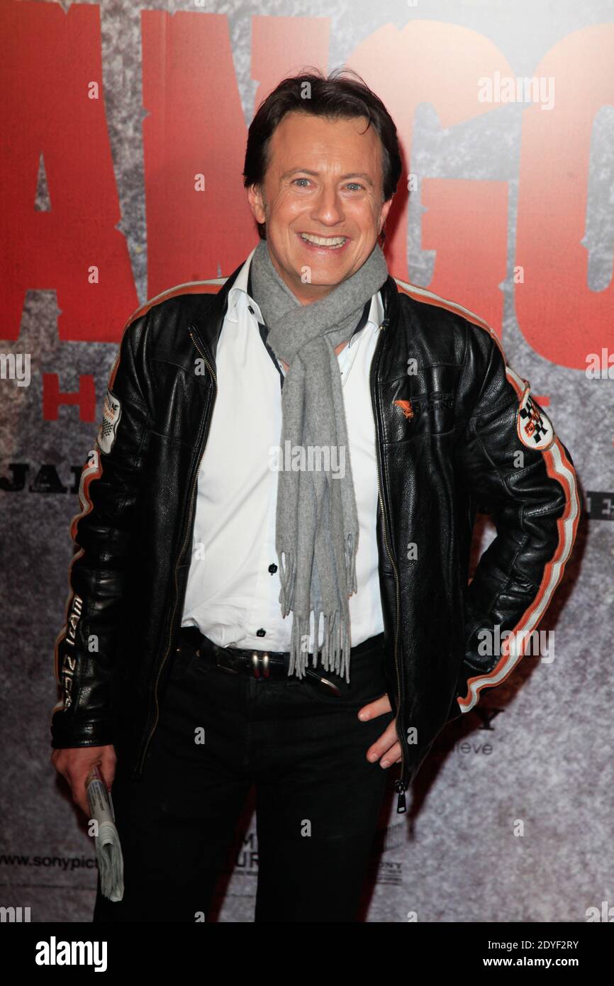 Vincent Perrot attending the premiere of "Django Unchained" held at the ...