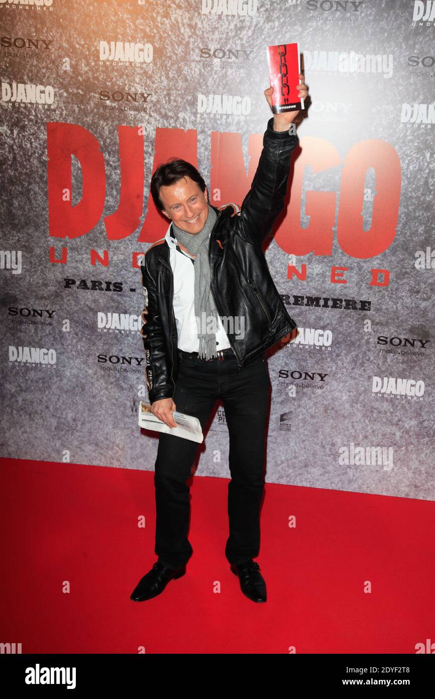 Vincent Perrot attending the premiere of "Django Unchained" held at the ...