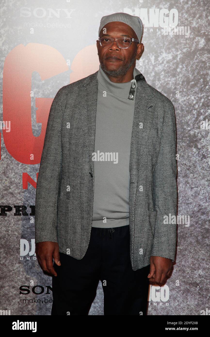 Samuel L. Jackson attending the premiere of "Django Unchained" held at ...