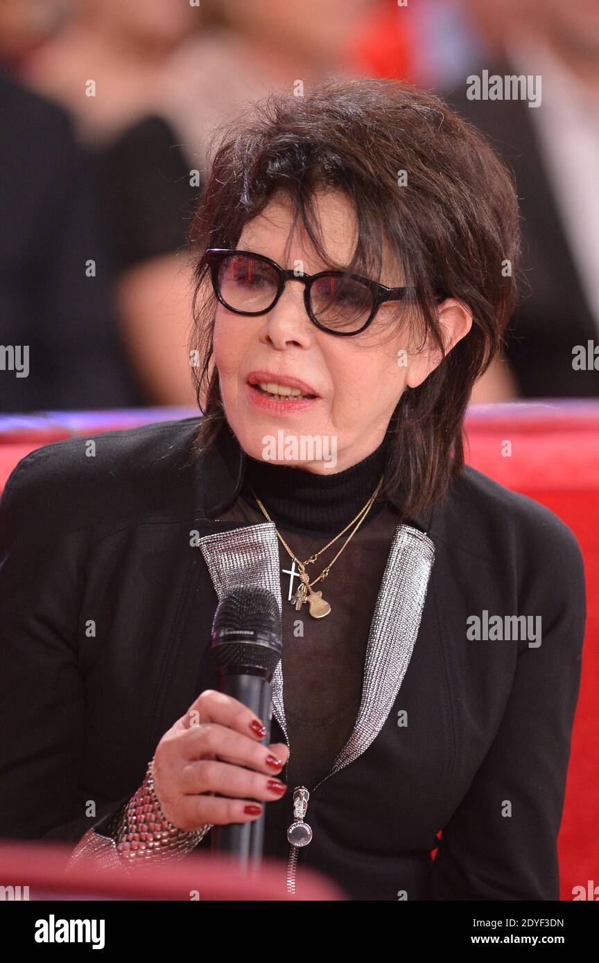 Singer Dani at the taping of Vivement Dimanche on January 22, 2013 in ...