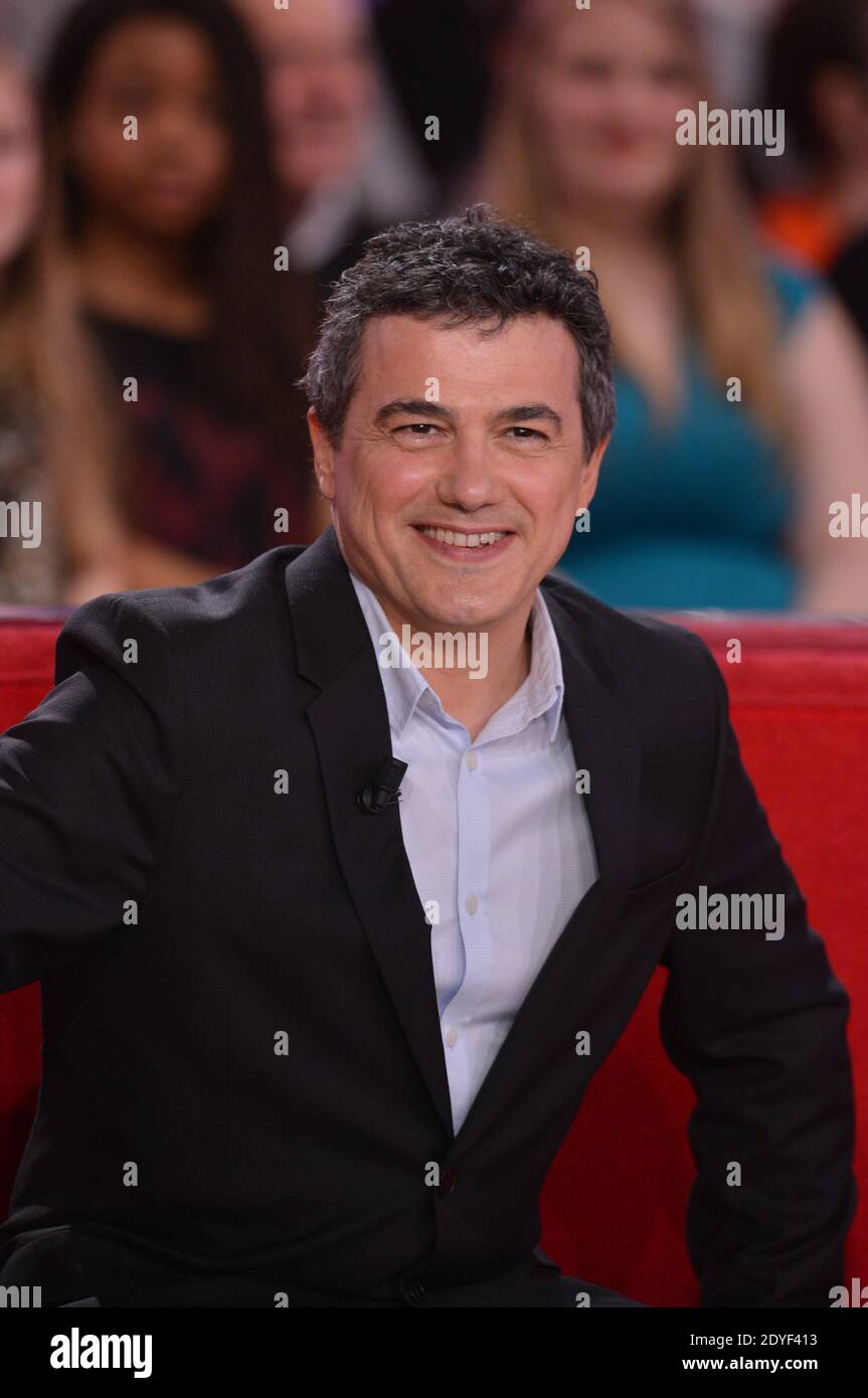 Patrick Pelloux at the taping of Vivement Dimanche on March 26, 2013 in ...