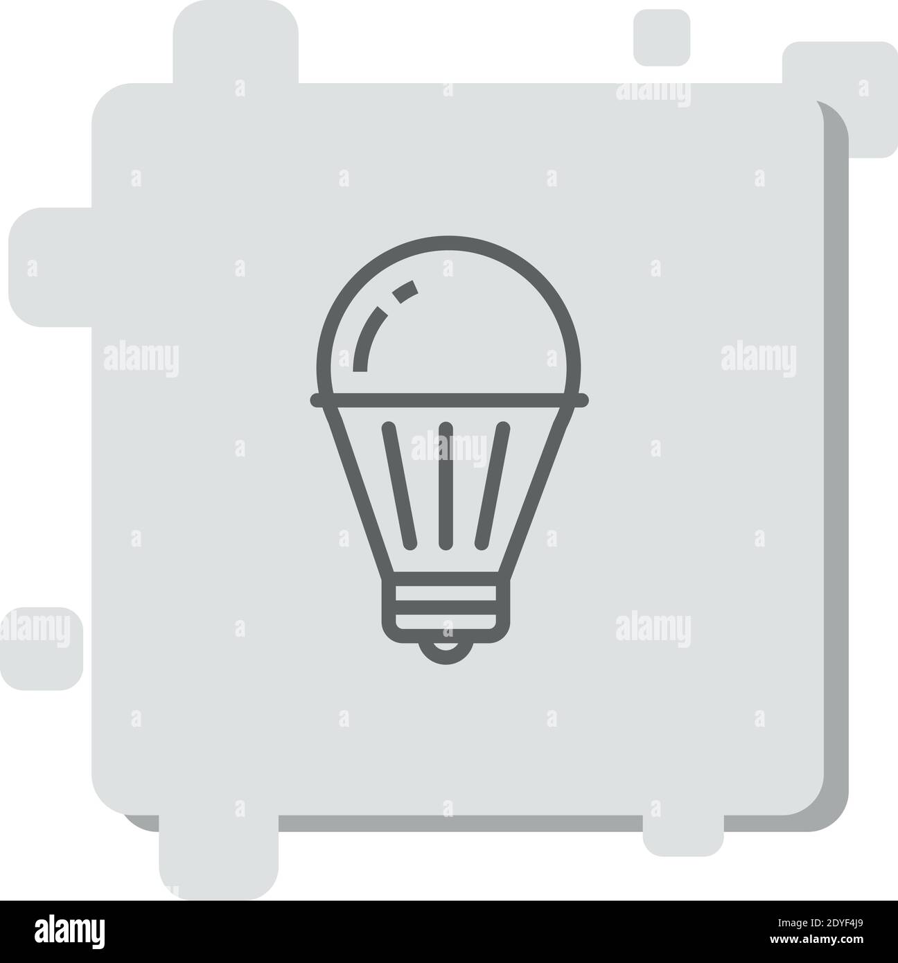 led lamp vector icon modern simple vector illustration Stock Vector ...