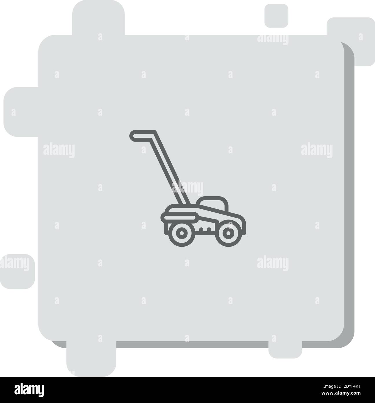 mowing vector icon modern simple vector illustration Stock Vector Image ...