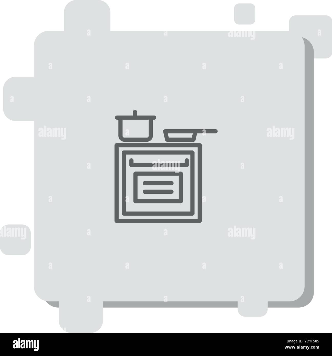 stove vector icon modern simple vector illustration Stock Vector Image ...