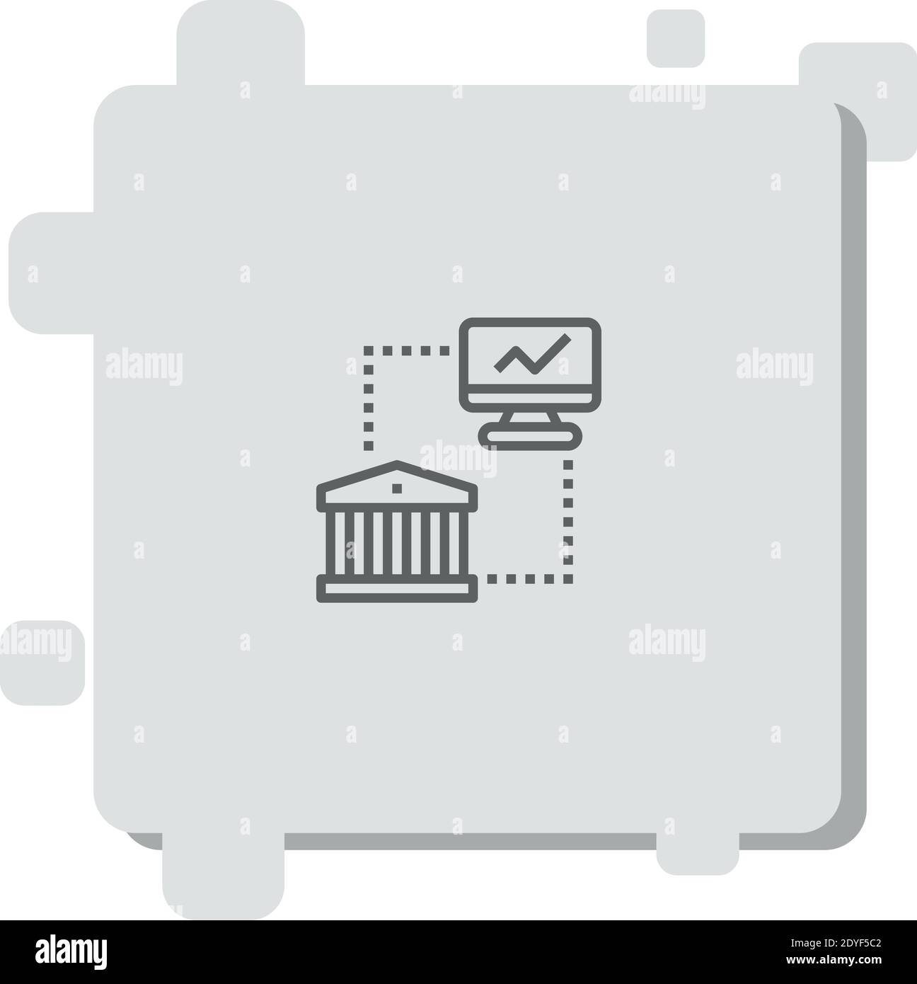 online banking vector icon modern simple vector illustration Stock ...