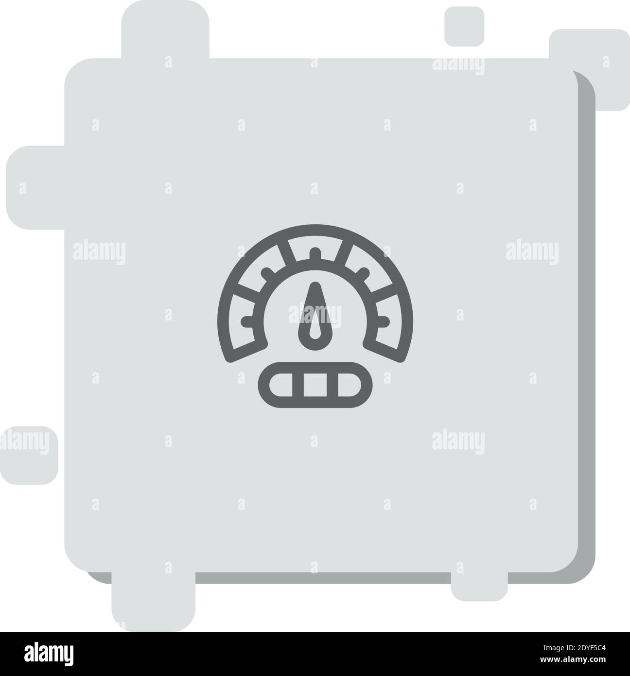 speedometer vector icon modern simple vector illustration Stock Vector ...