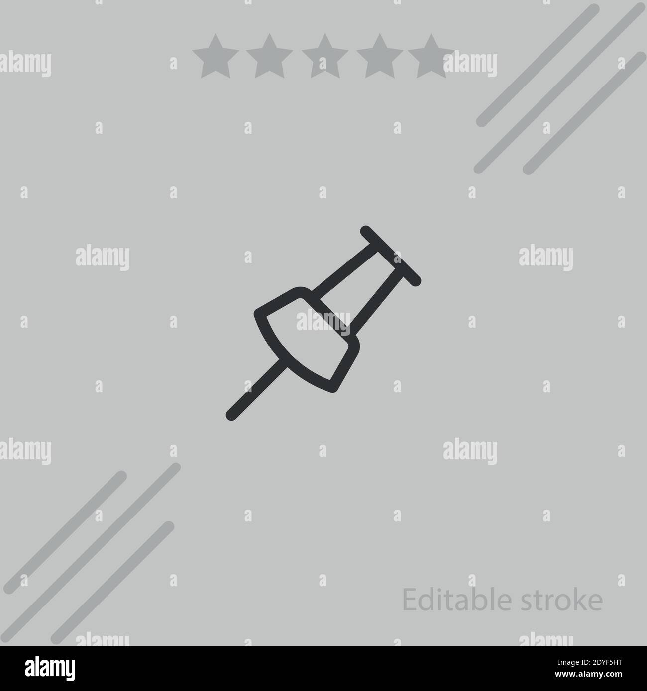 attachment vector icon modern simple vector illustration Stock Vector ...