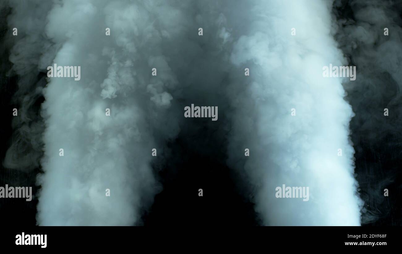 Real Jet Reagent Turbines Smoke Stock Photo - Alamy