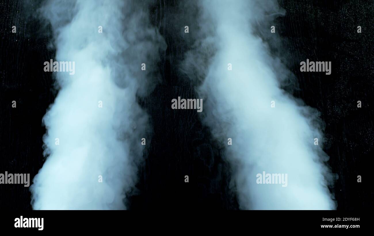 Real Jet Reagent Turbines Smoke Stock Photo - Alamy