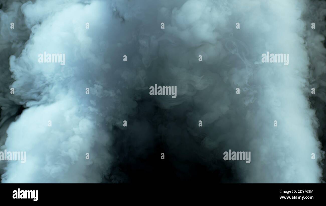 Real Jet Reagent Turbines Smoke Stock Photo - Alamy