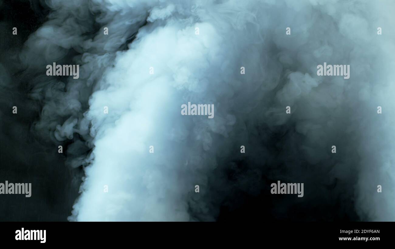 Real Jet Reagent Turbines Smoke Stock Photo - Alamy