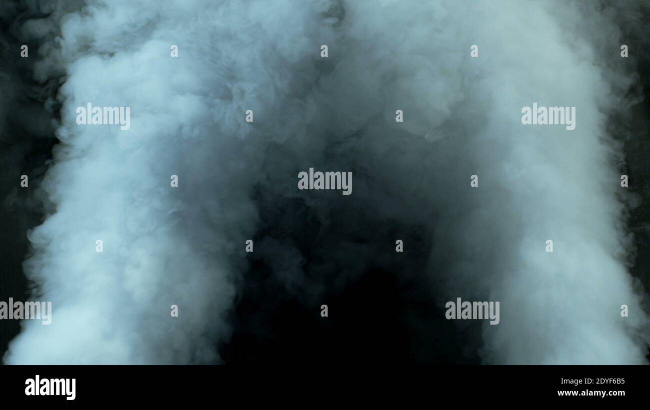 Real Jet Reagent Turbines Smoke Stock Photo - Alamy