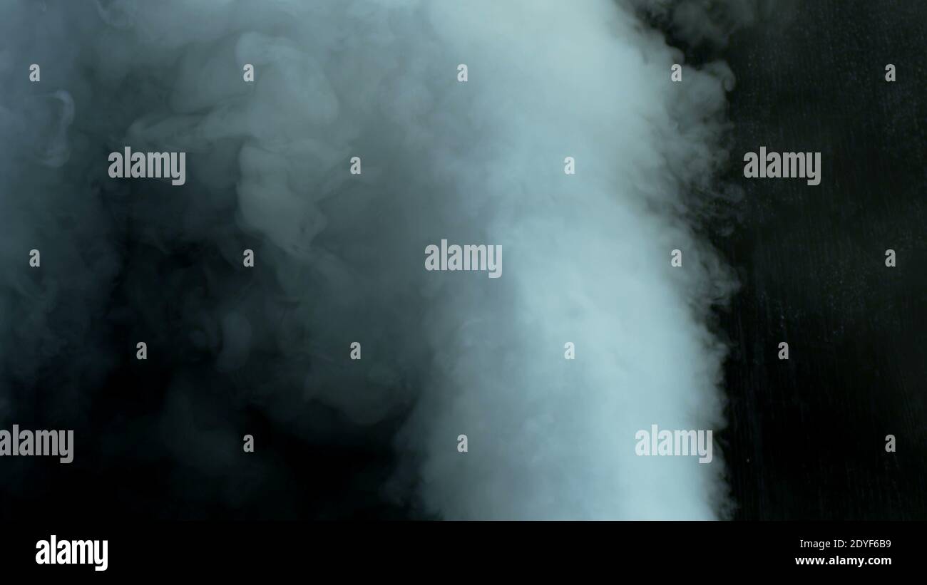 Real Jet Reagent Turbines Smoke Stock Photo - Alamy
