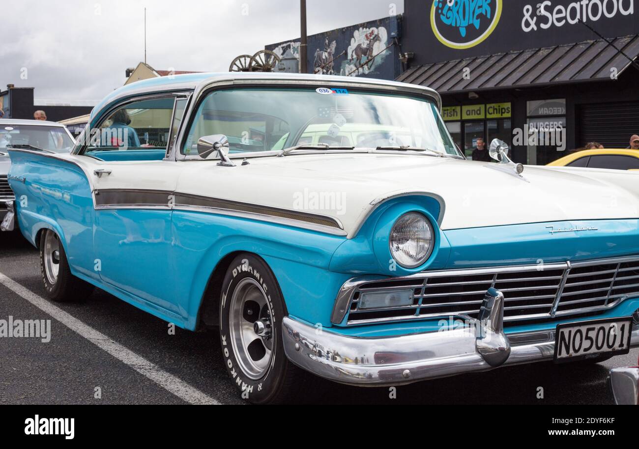 Classic American cars on show at americarna in Stratford, New Zealand ...