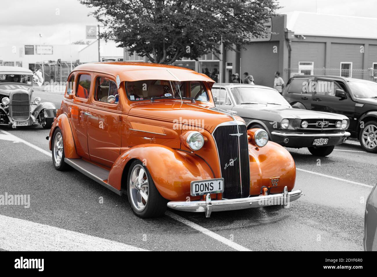 Classic and Custom American cars and hot-rods Stock Photo - Alamy