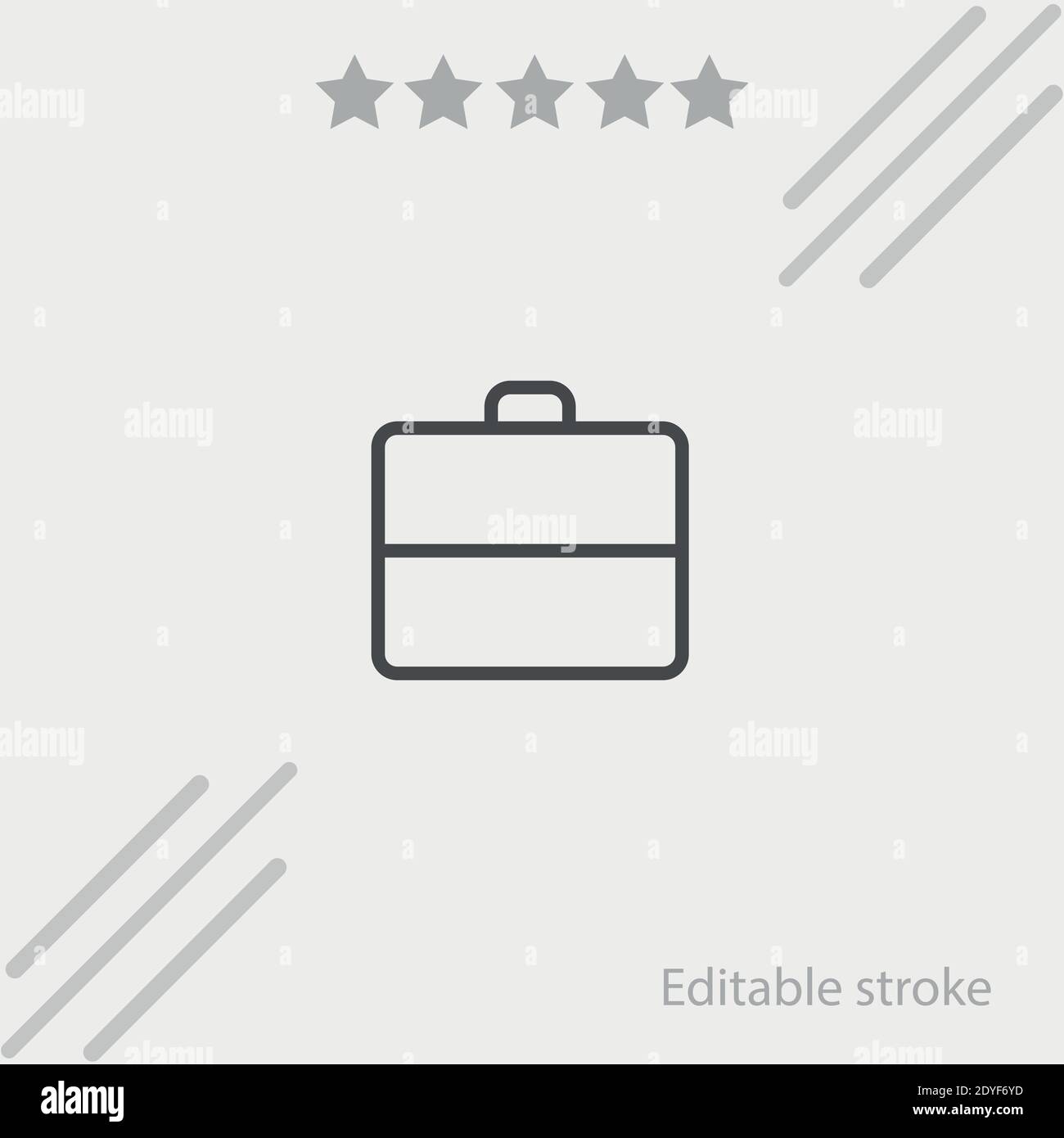 work suitcase vector icon modern simple vector illustration Stock ...