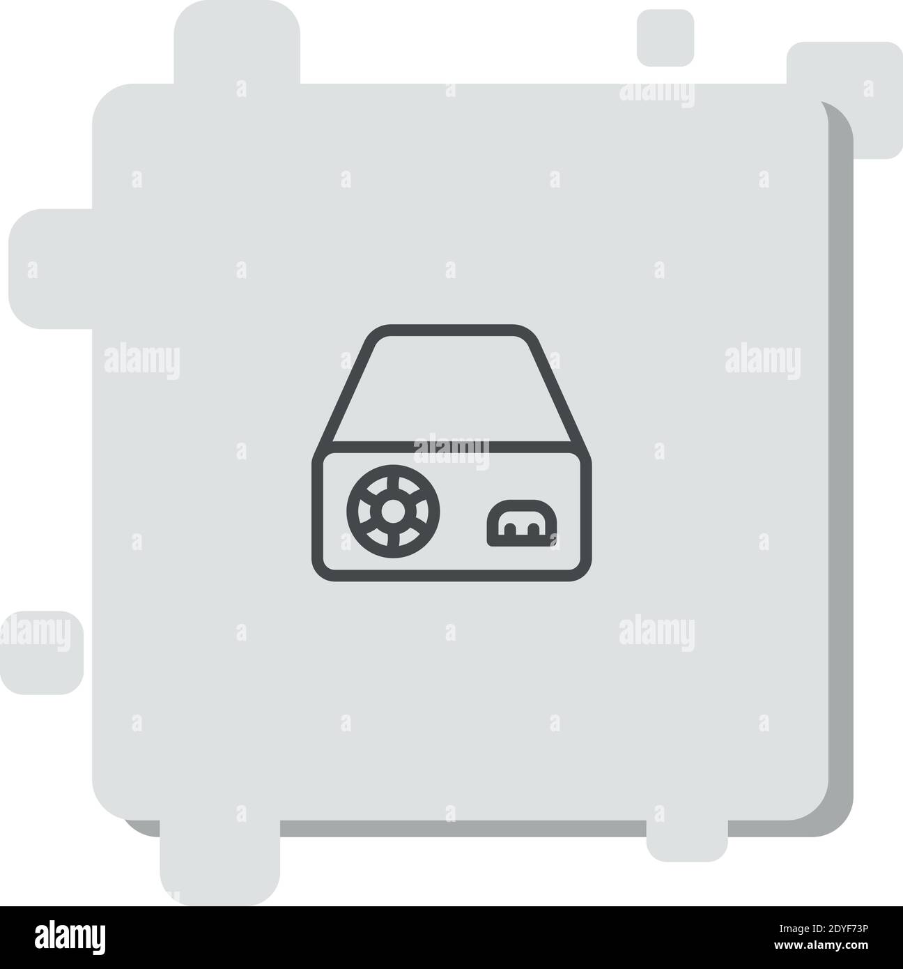 power source vector icon modern simple vector illustration Stock Vector ...