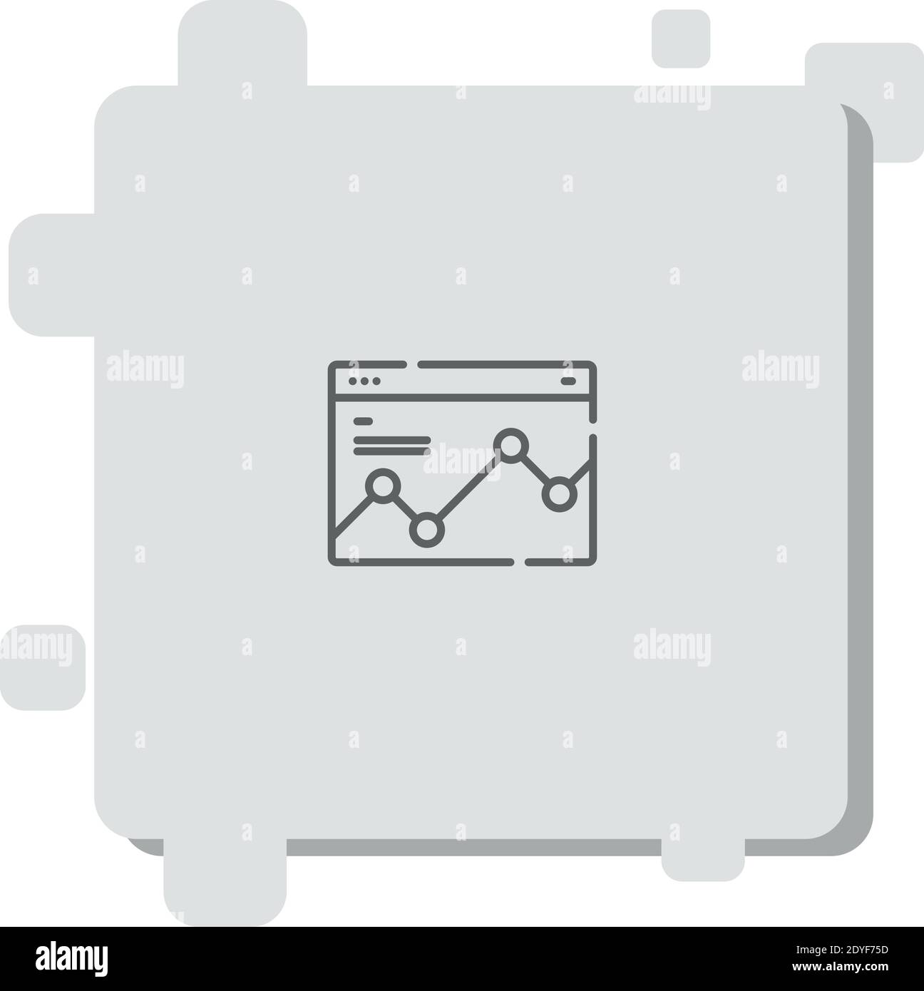 diagram vector icon modern simple vector illustration Stock Vector ...