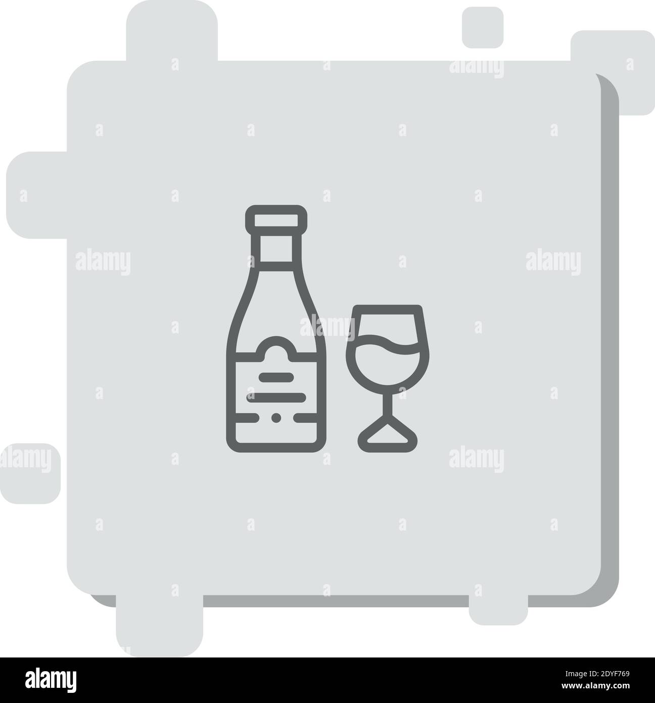 wine vector icon modern simple vector illustration Stock Vector Image ...