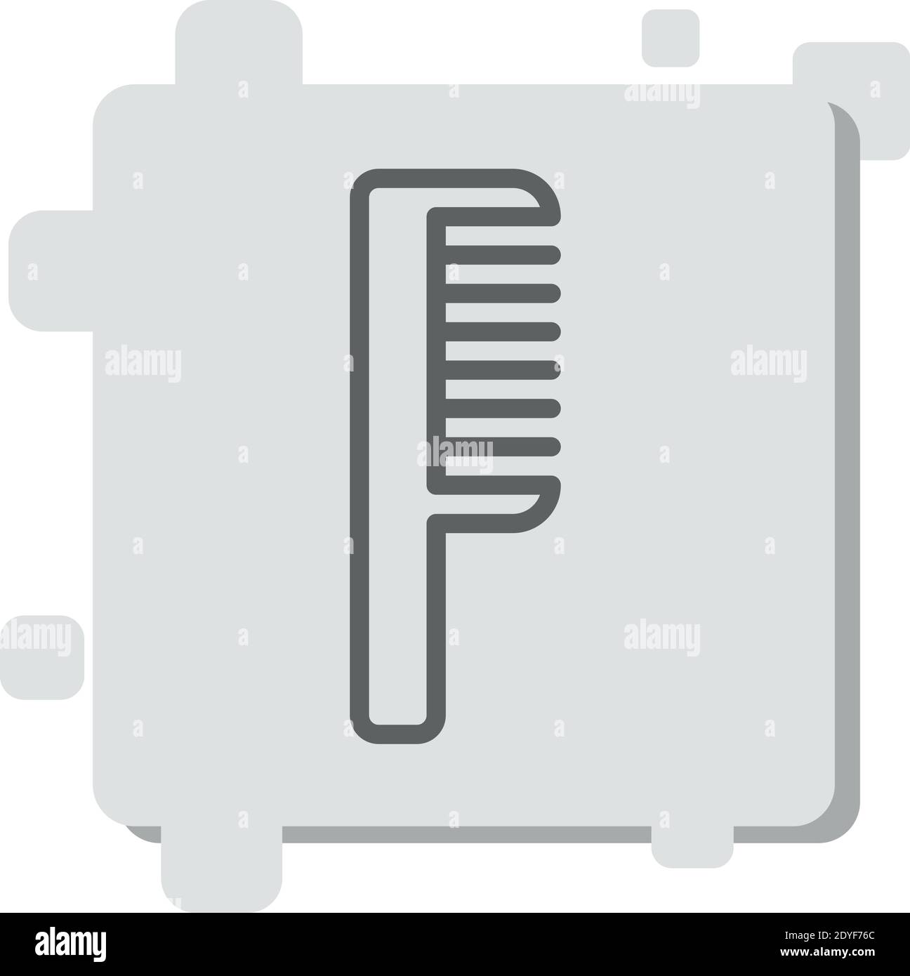 comb vector icon modern simple vector illustration Stock Vector Image ...