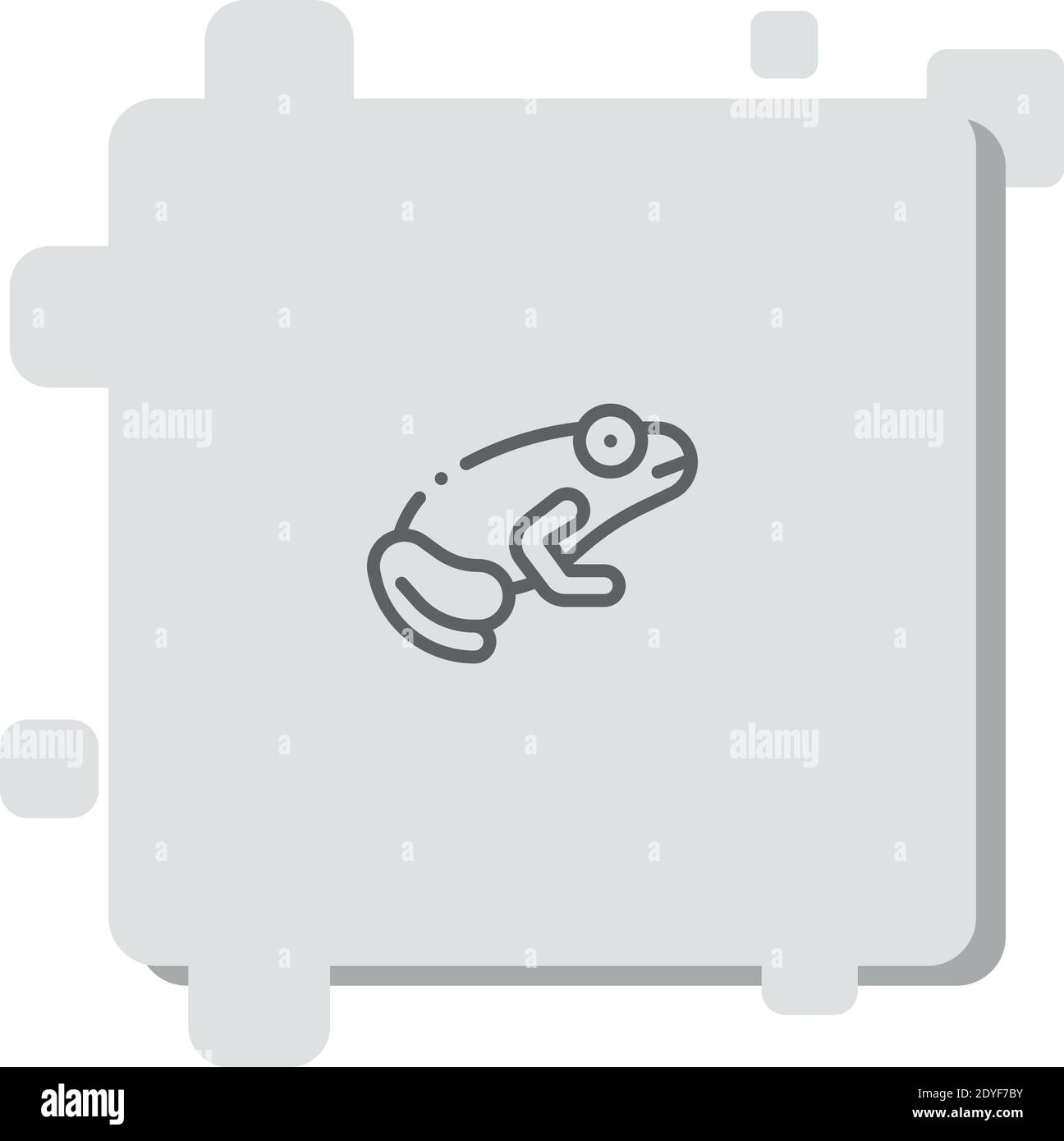 frog vector icon modern simple vector illustration Stock Vector Image ...