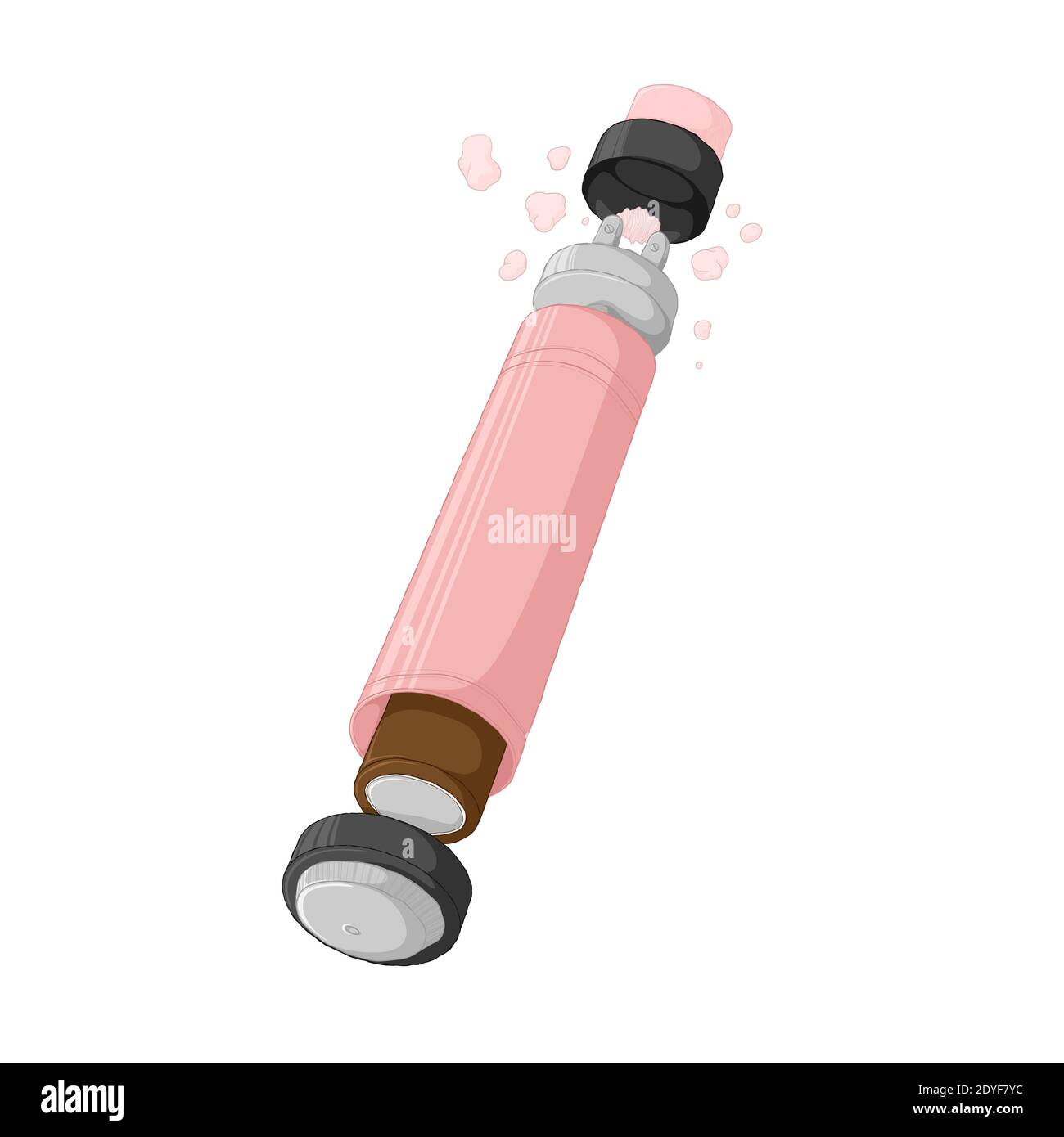 Illustration vape juice nicotine Cut Out Stock Images & Pictures - Alamy
