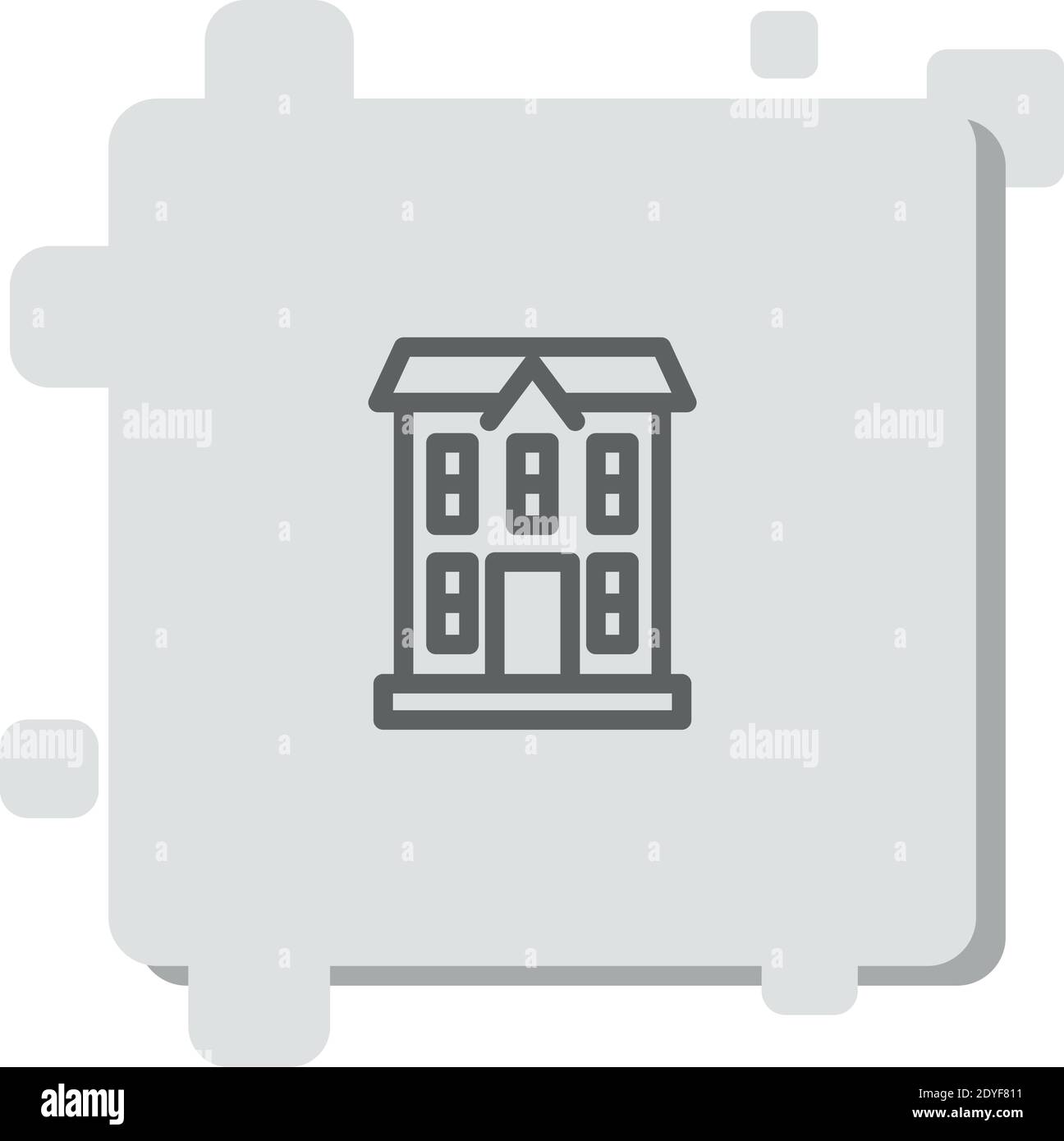 mansion vector icon modern simple vector illustration Stock Vector ...