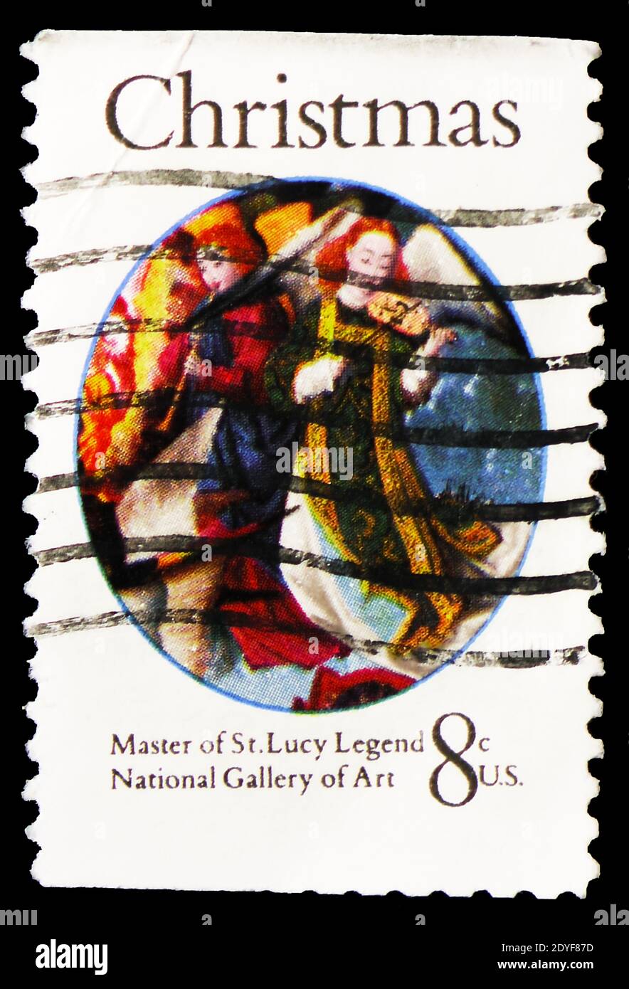 MOSCOW, RUSSIA - MARCH 23, 2019: A stamp printed in United States shows ...